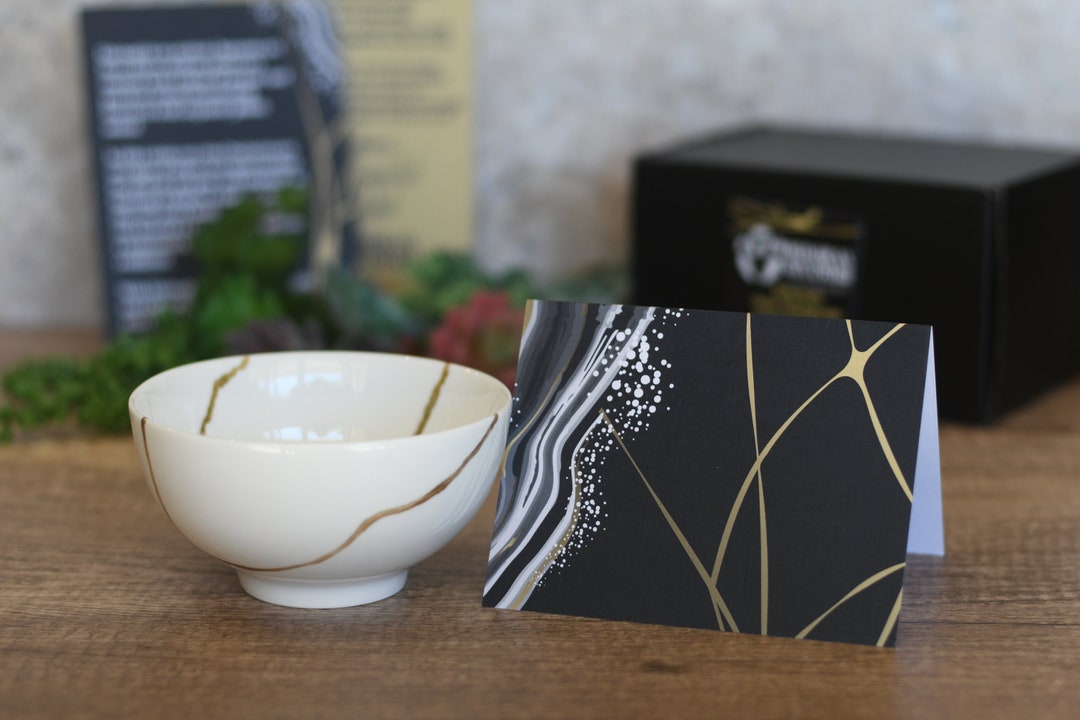 Decorative Kintsugi Wedding Gift Set - Etsy