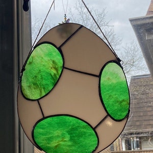 Yoshi Egg-stained Glass - Etsy
