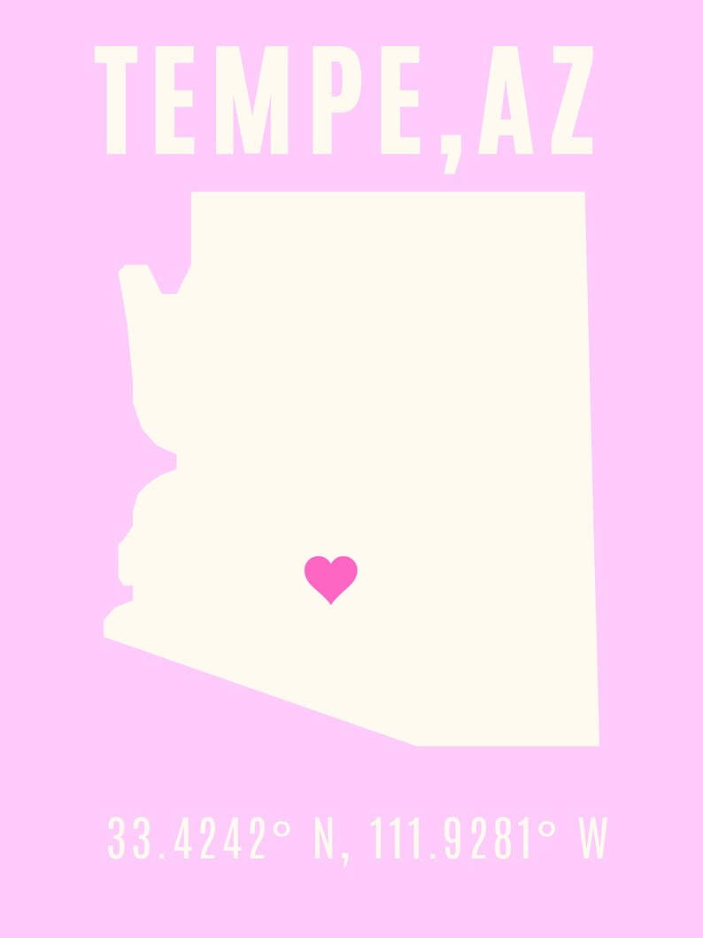 Arizona State University Digital Prints - Etsy