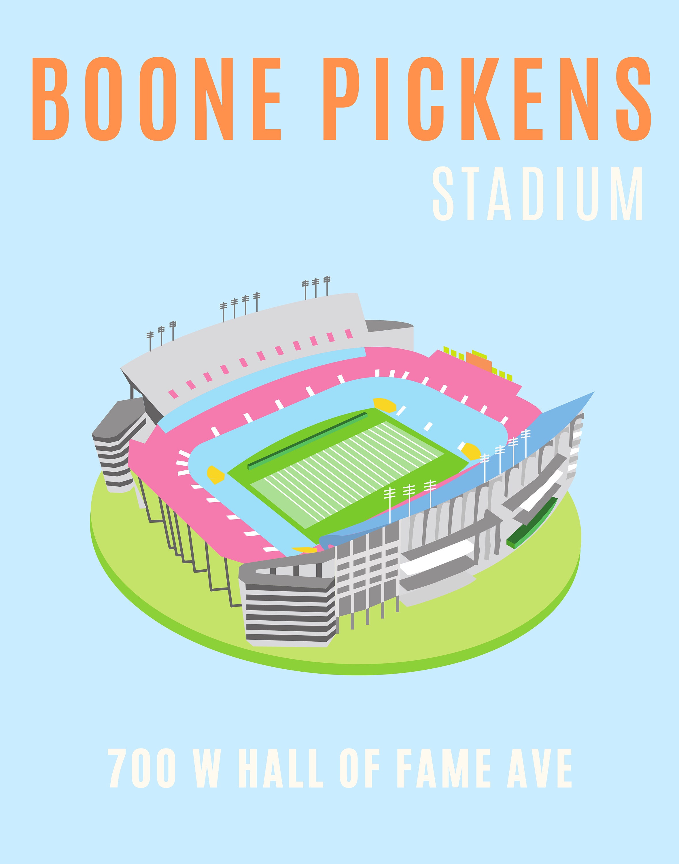 Oklahoma State University Digital Prints - Etsy