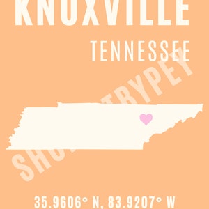 The University of Tennessee Digital Prints - Pink and Orange - Etsy