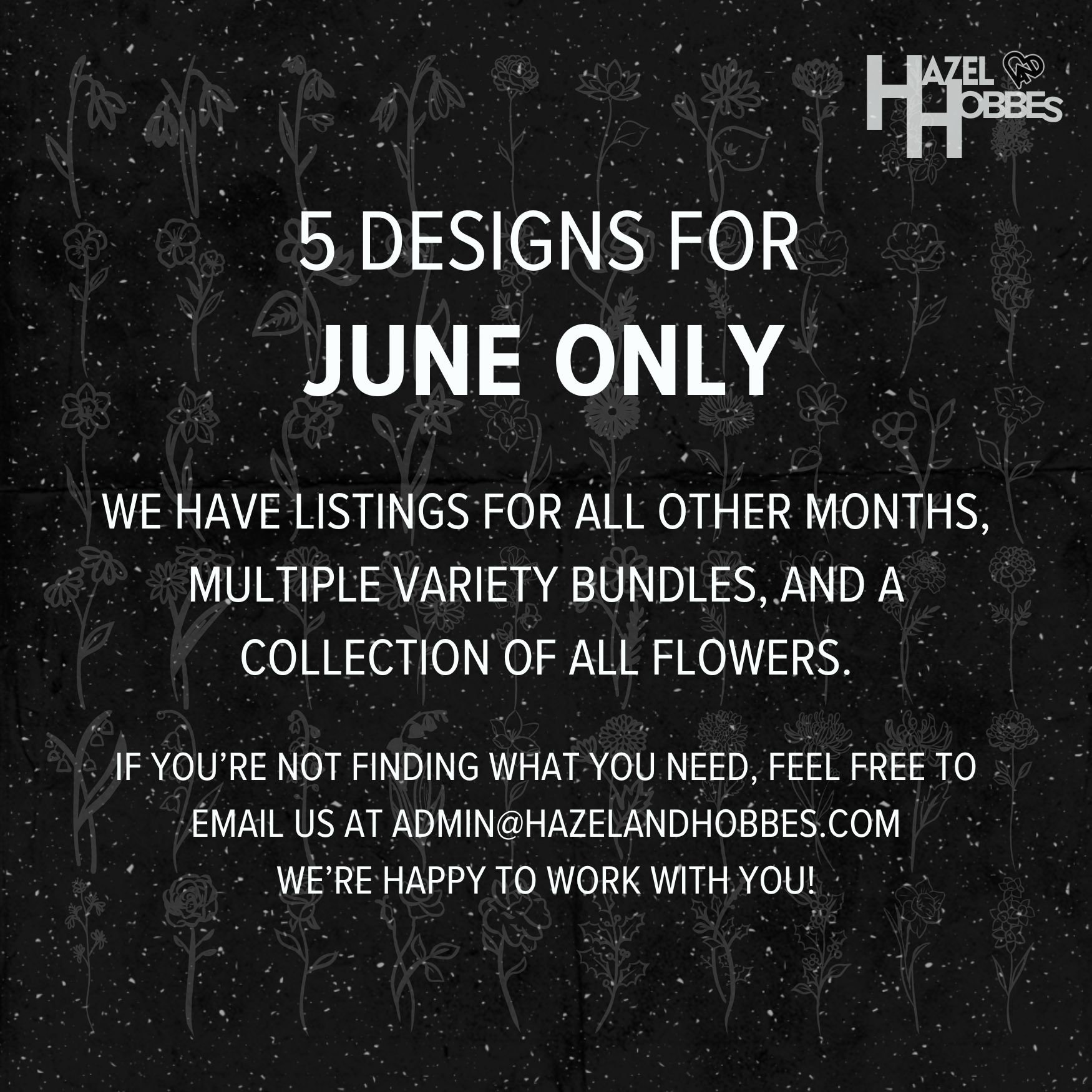 JUNE Birth Month Flower Bundle SVG PNG, Birthflower, Floral Clipart ...