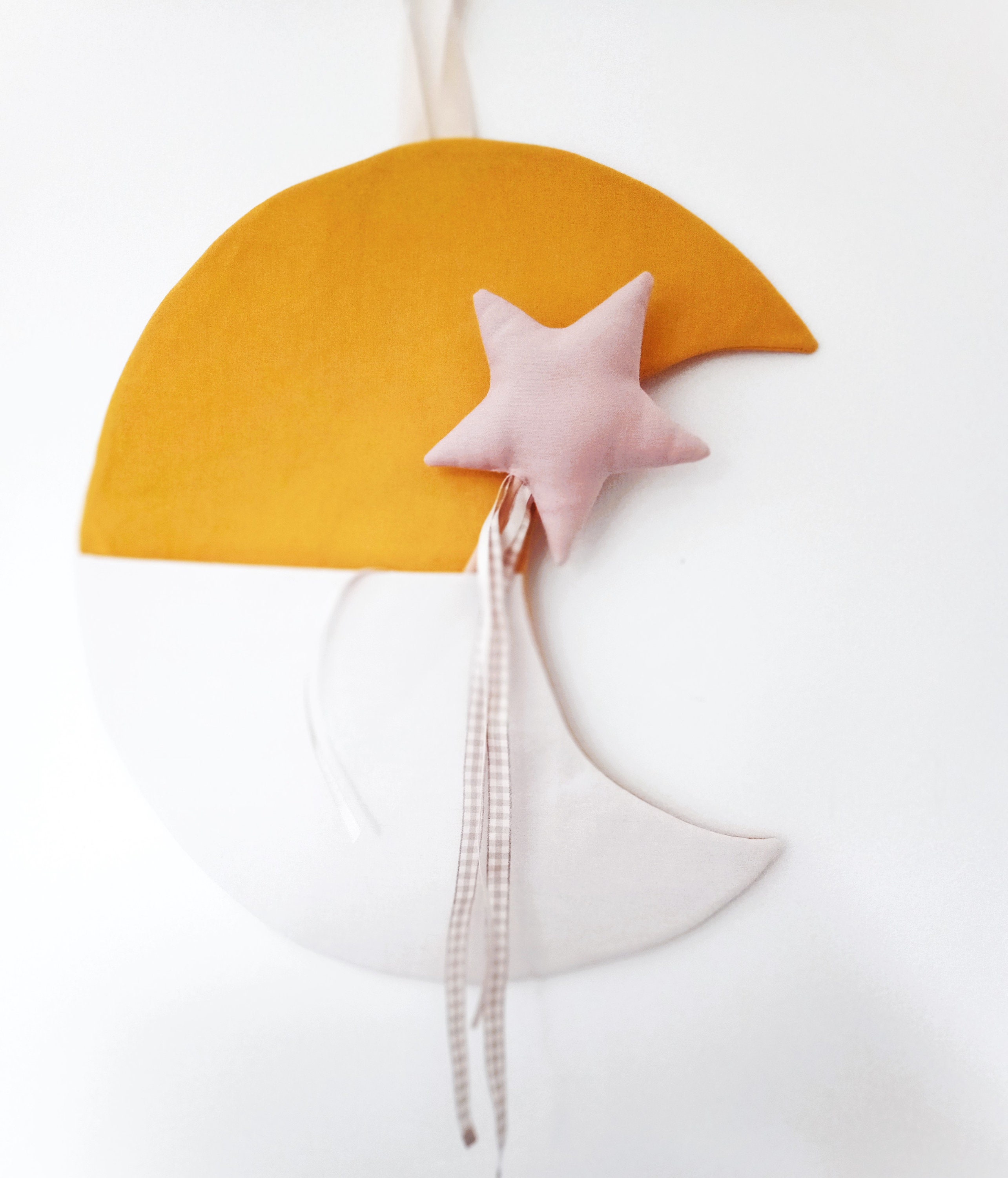 Moon Hanging Decoration Moon Pocket Wall Decoration - Etsy
