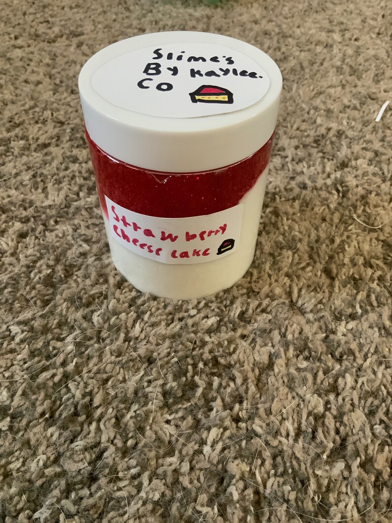 Strawberry Cheesecake Slime - Etsy