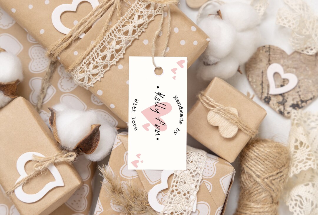 Custom Handmade Printable Tag Template 32 - Etsy