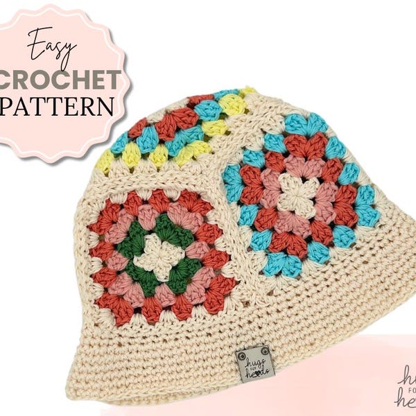 Granny Square Hat - Etsy