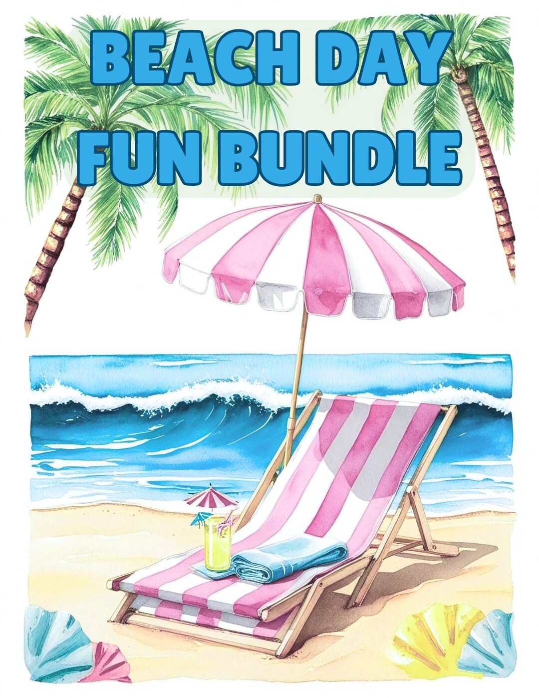 Ultimate Summer Fun Pack | Beach Day Fun Bundle | 33 Printable Pages ...