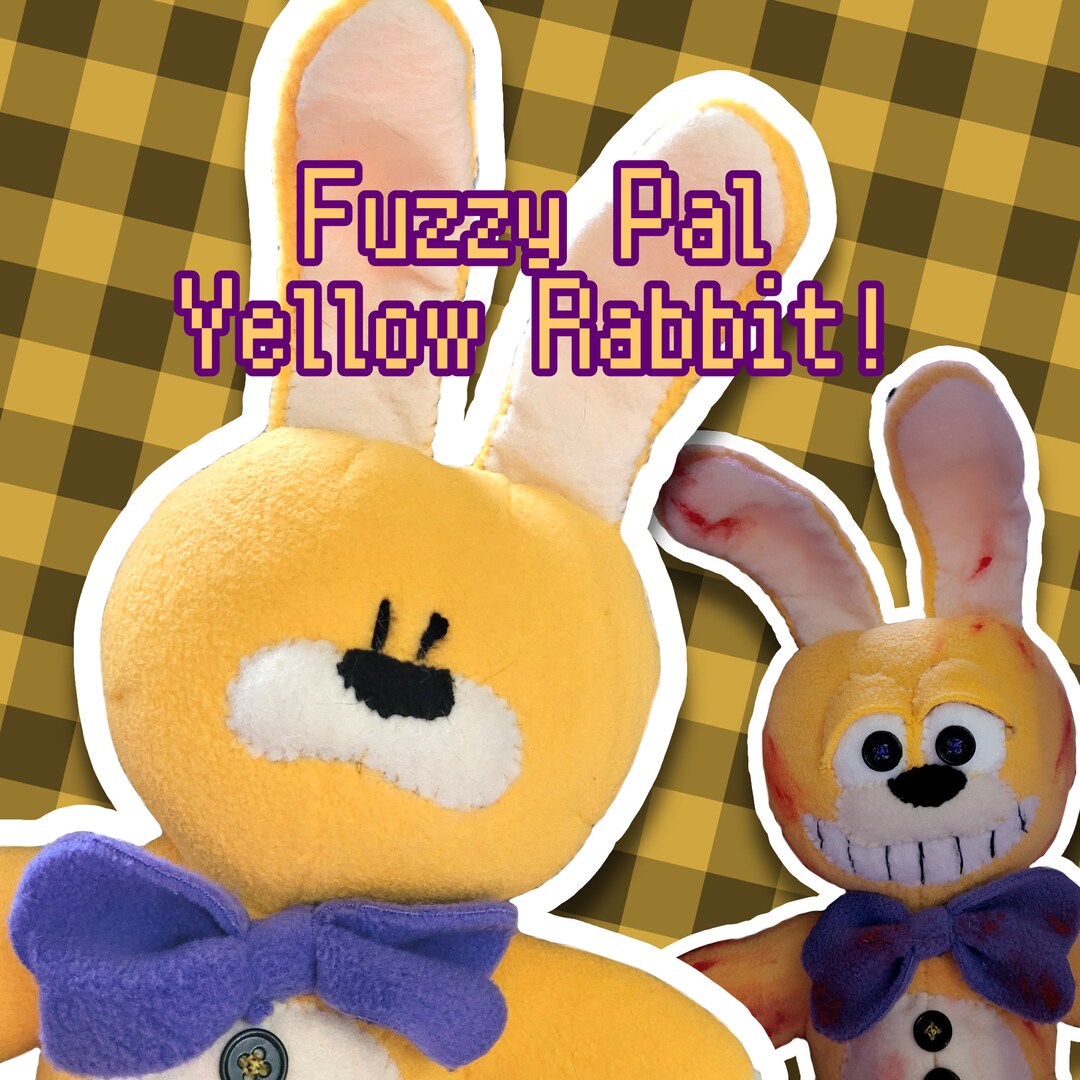 Fuzzy Pal Yellow Rabbit! (~8 Inches) (sewn Plush) - Etsy