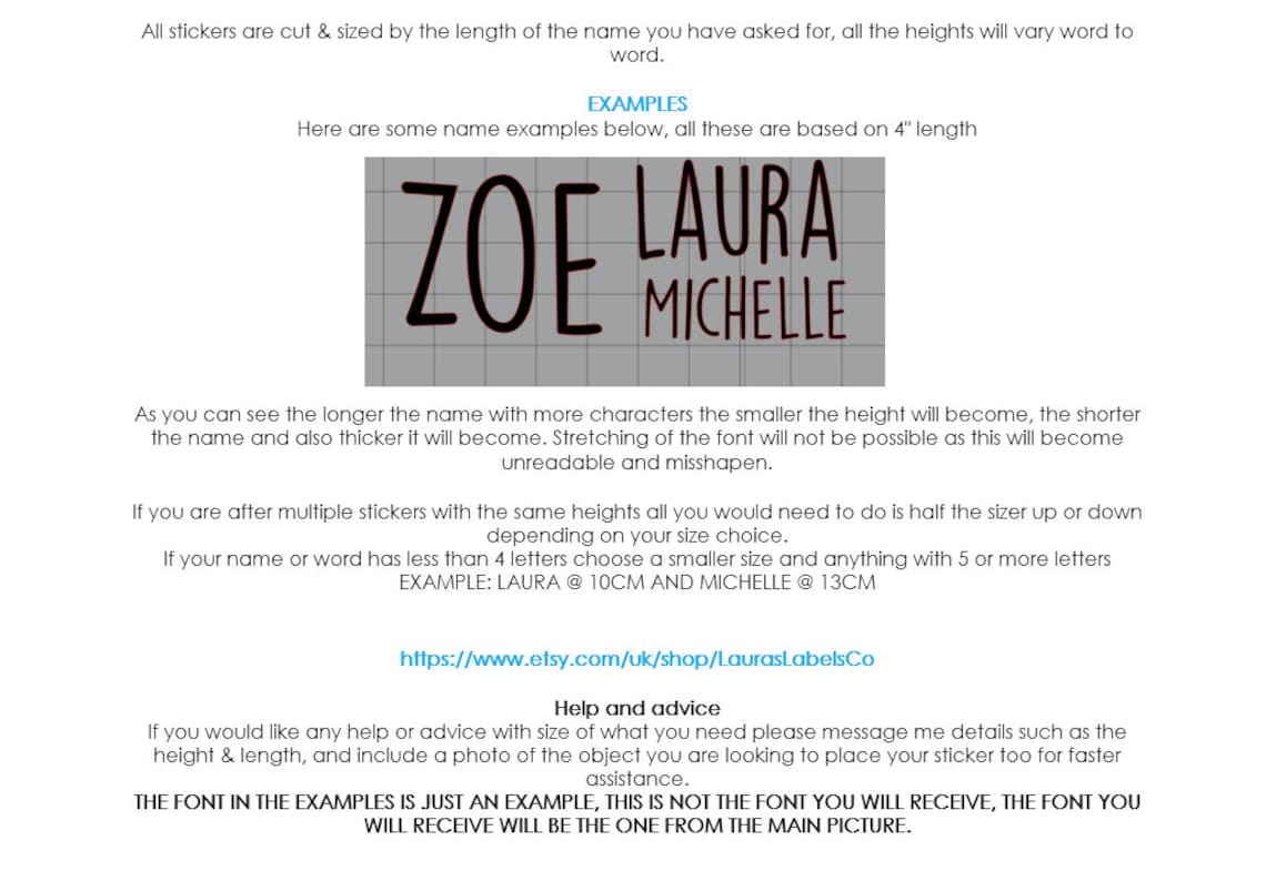 Iron on Vinyl Names HTV Any Word Decal Sticker Fabric T-shirts Make up ...