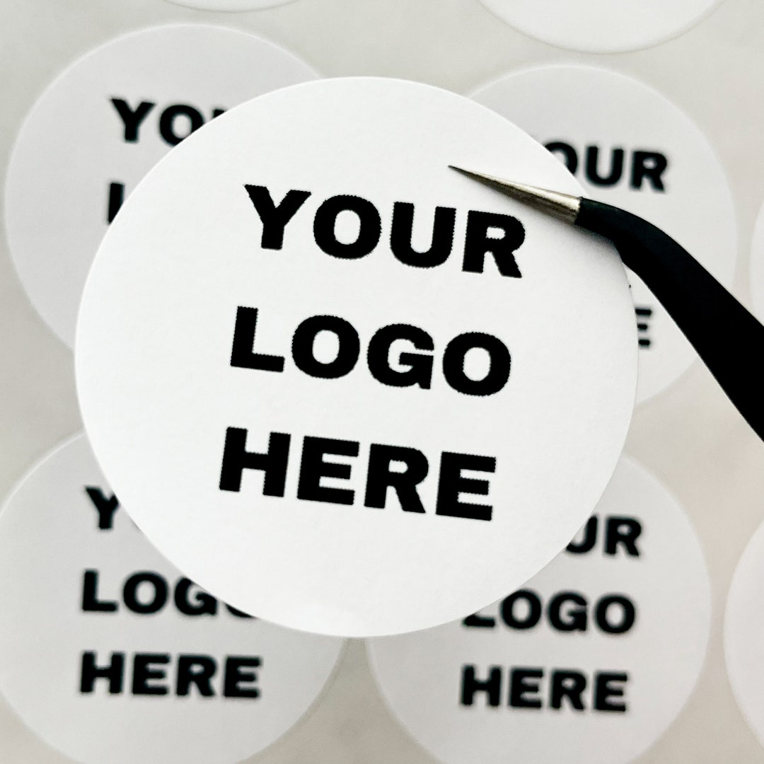 Customised Logo Stickers Personalised Printed Logo Stickers Label ...
