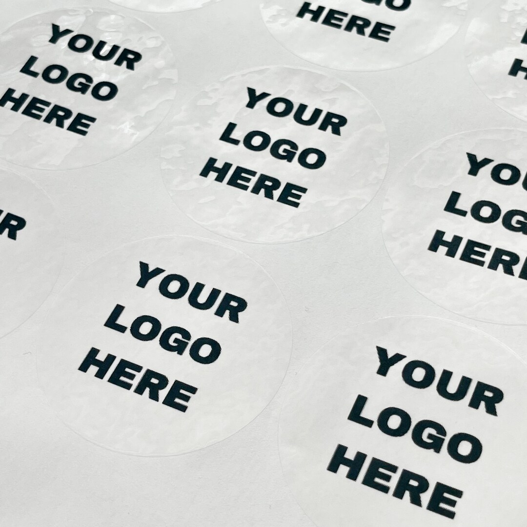Customised Logo Stickers Personalised Printed Logo Stickers Label ...
