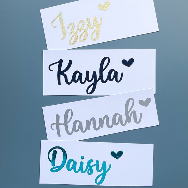 Custom Name Decal - Etsy