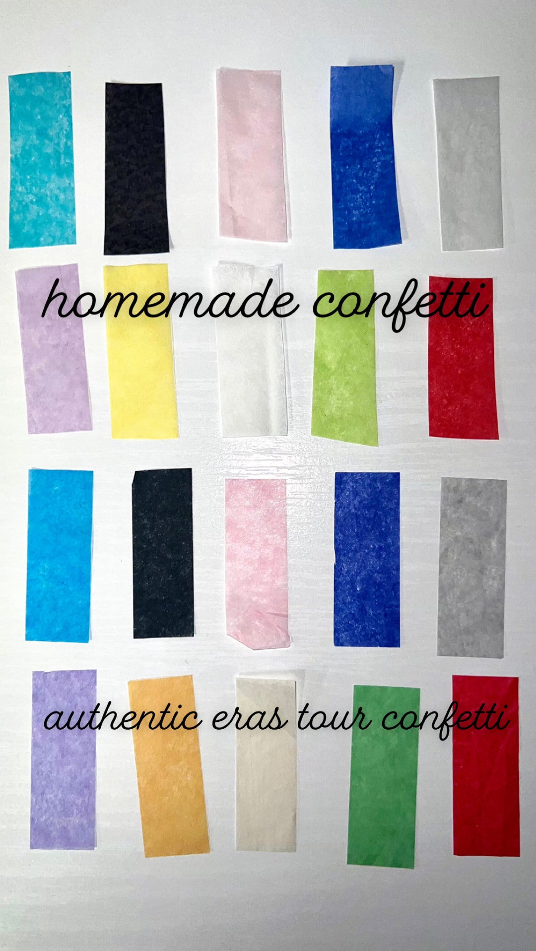 Taylor Swift Eras Tour Confetti Homemade - Etsy