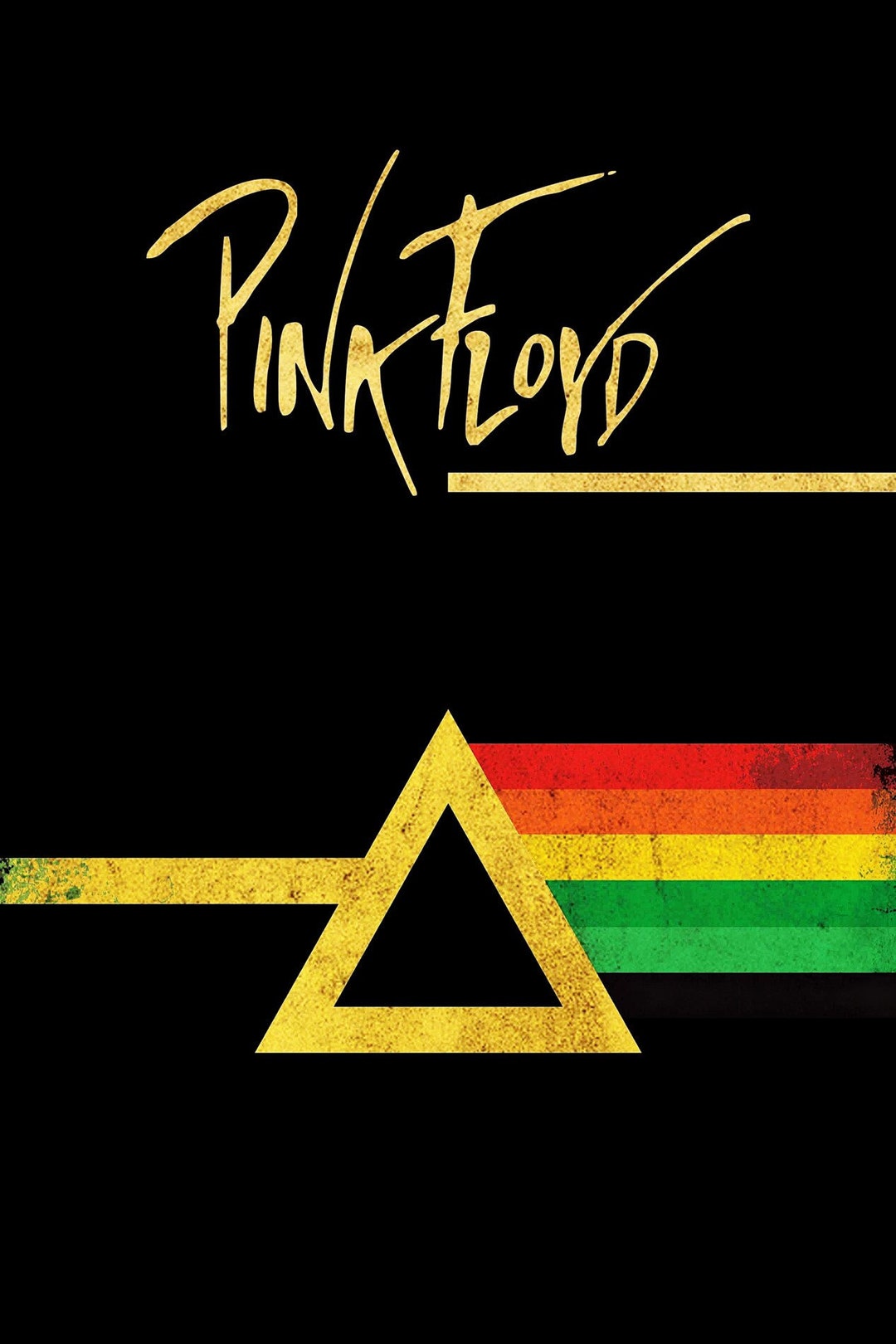 Pink Floyd Digital Poster, Music Wall Art, Digital Download, Rock Band ...