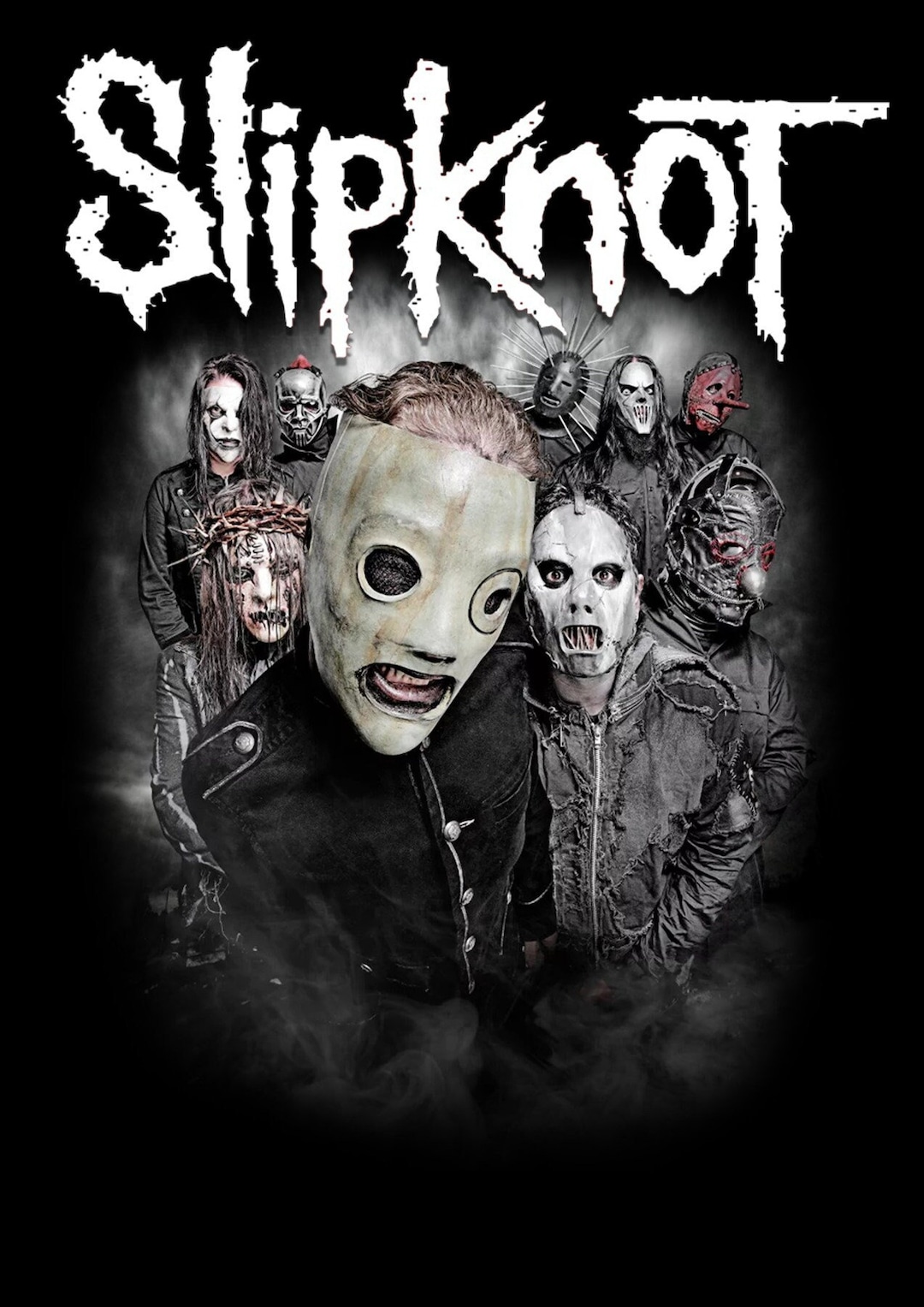 Slipknot Poster Print, Metal Band Wall Art, Music Poster, Digital ...