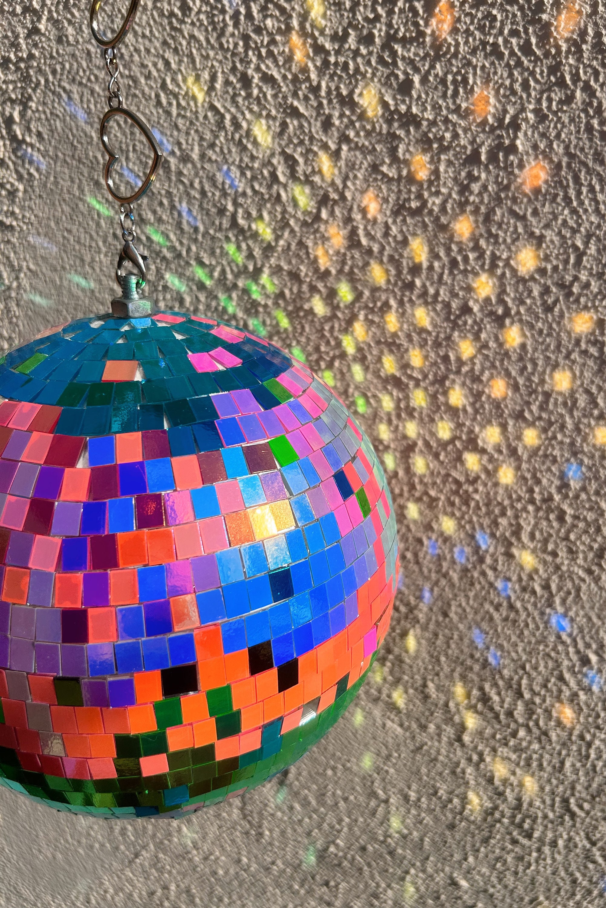 Custom Rainbow Mosaic Disco Ball - Etsy