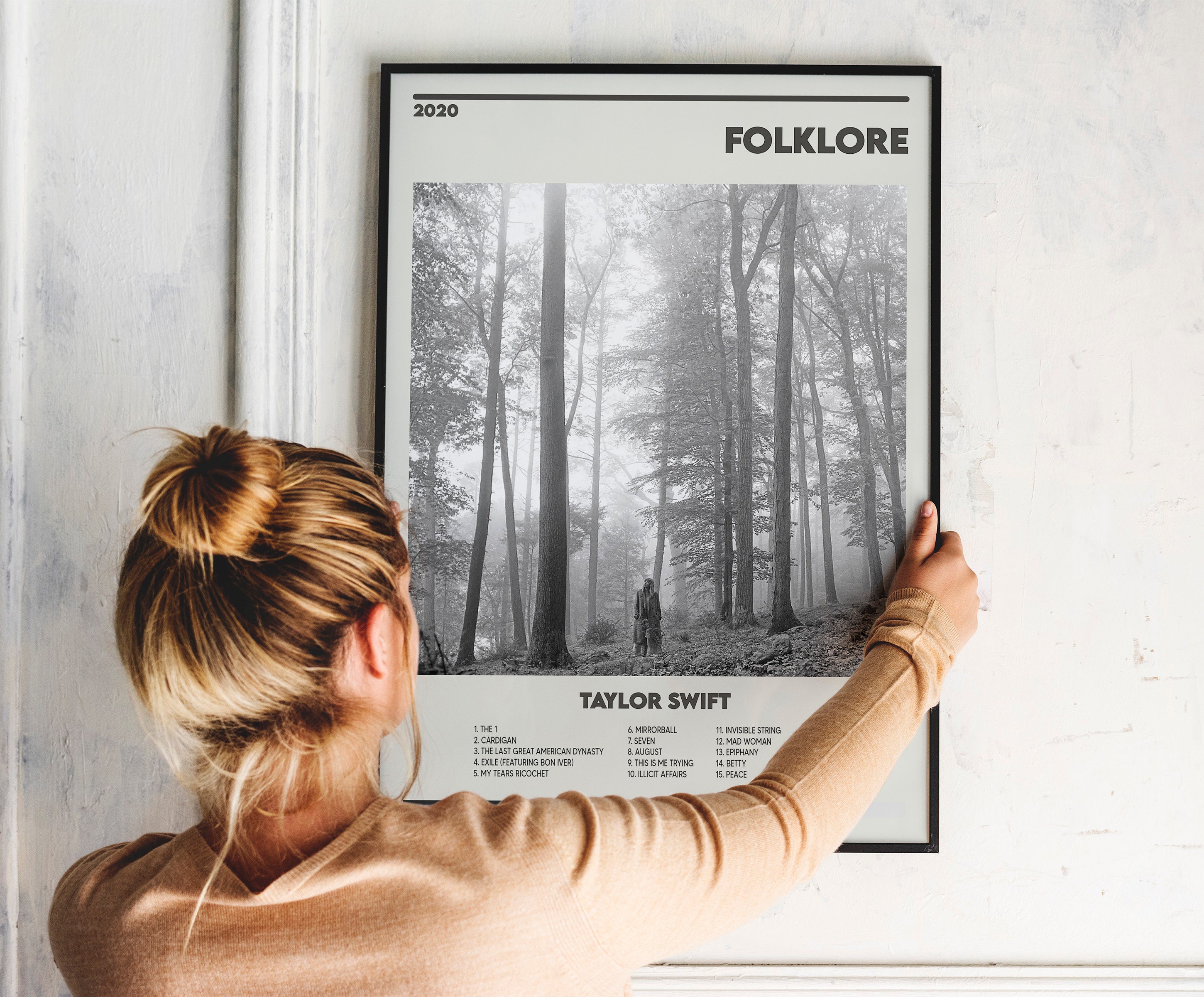 Taylor - Folklore, Taylor Poster, Folklore Album Cover Poster sold by ...