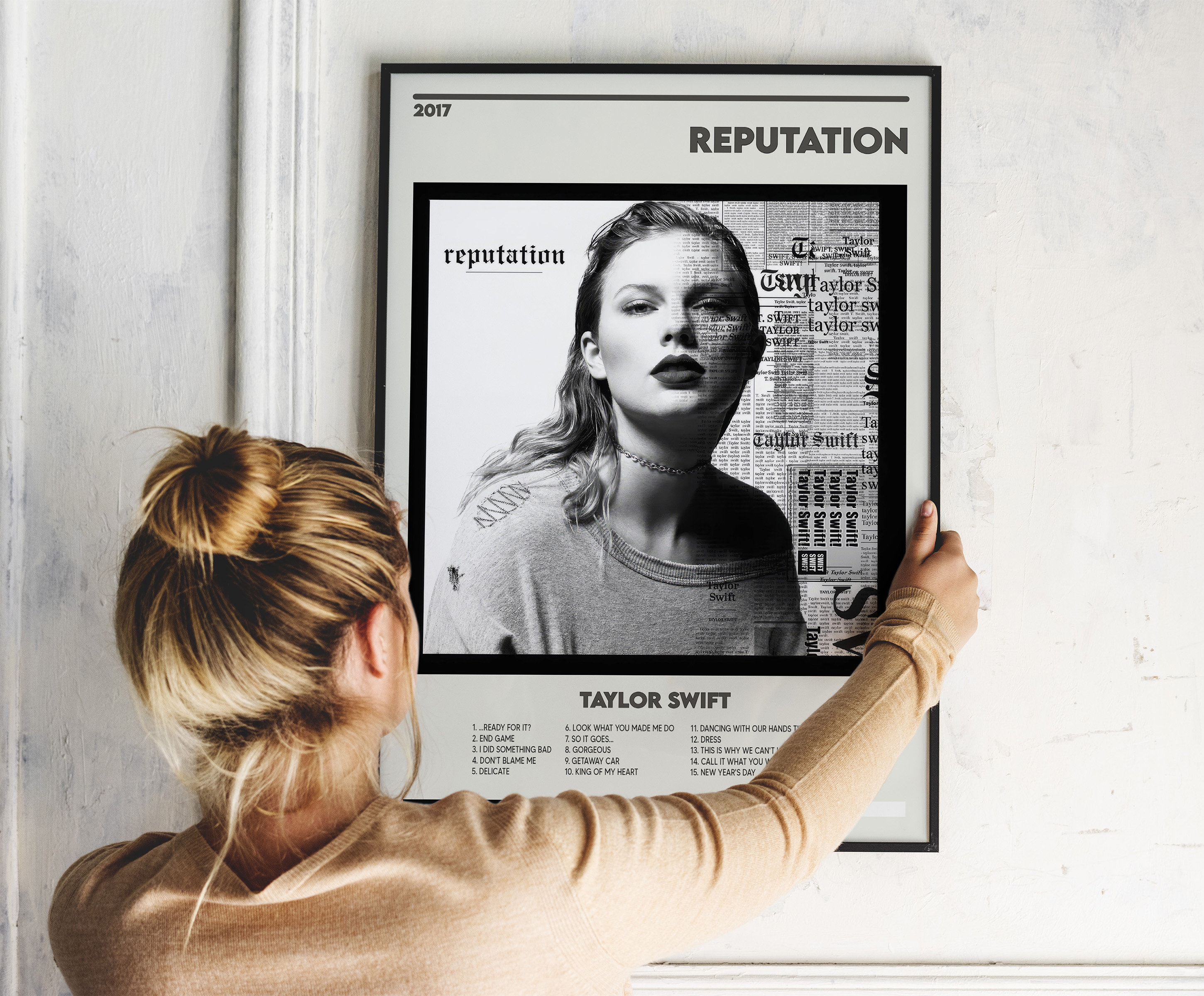 Taylor - Reputation - Retro Music Album Poster sold by Eritrea | SKU ...