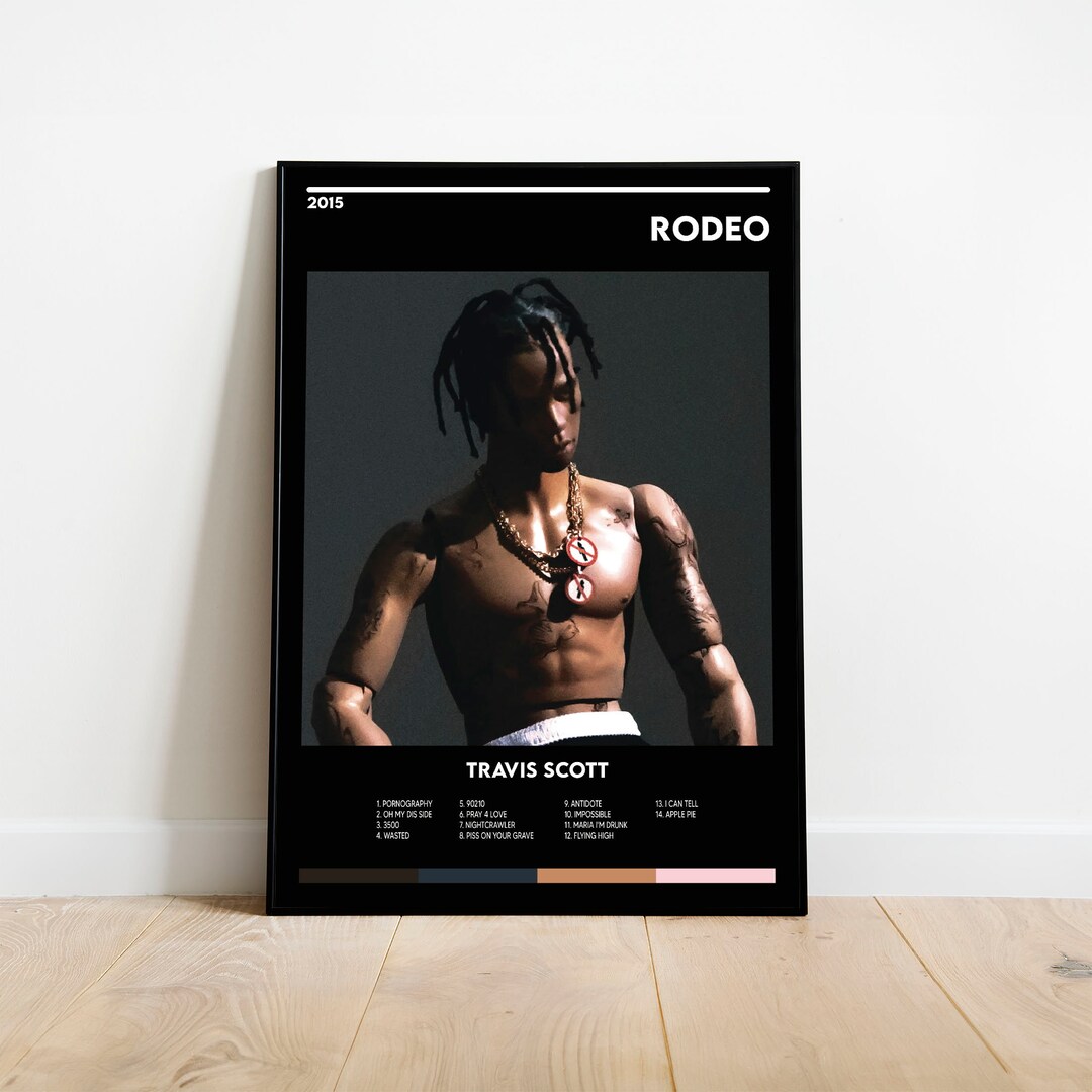 Travis Scott Rodeo Digital Album Art Poster Download Black - Etsy
