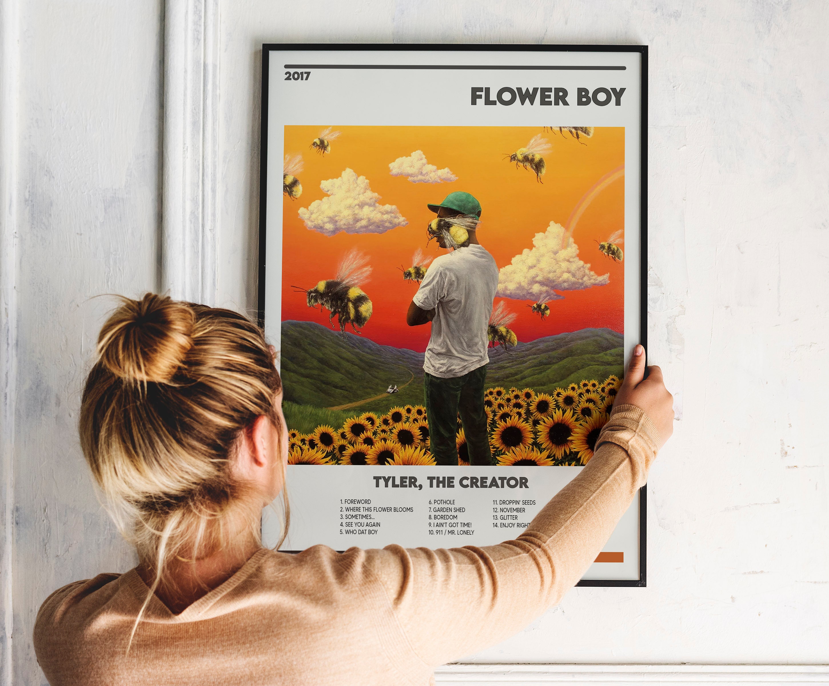 Tyler The Creator - Flower Boy - Retro Music Album Poster sold by ...