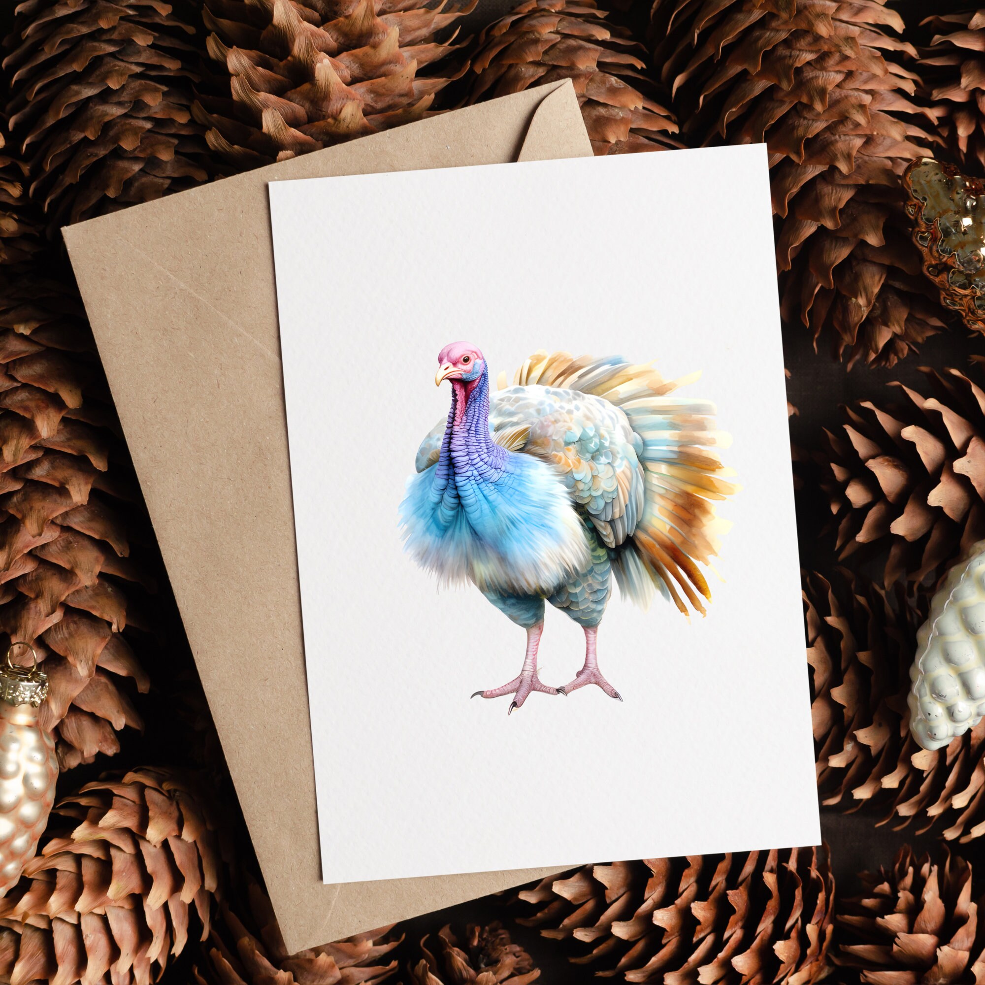 25 Thanksgiving Clipart Bundle, Turkey Clipart, Cute Turkey, Feast ...