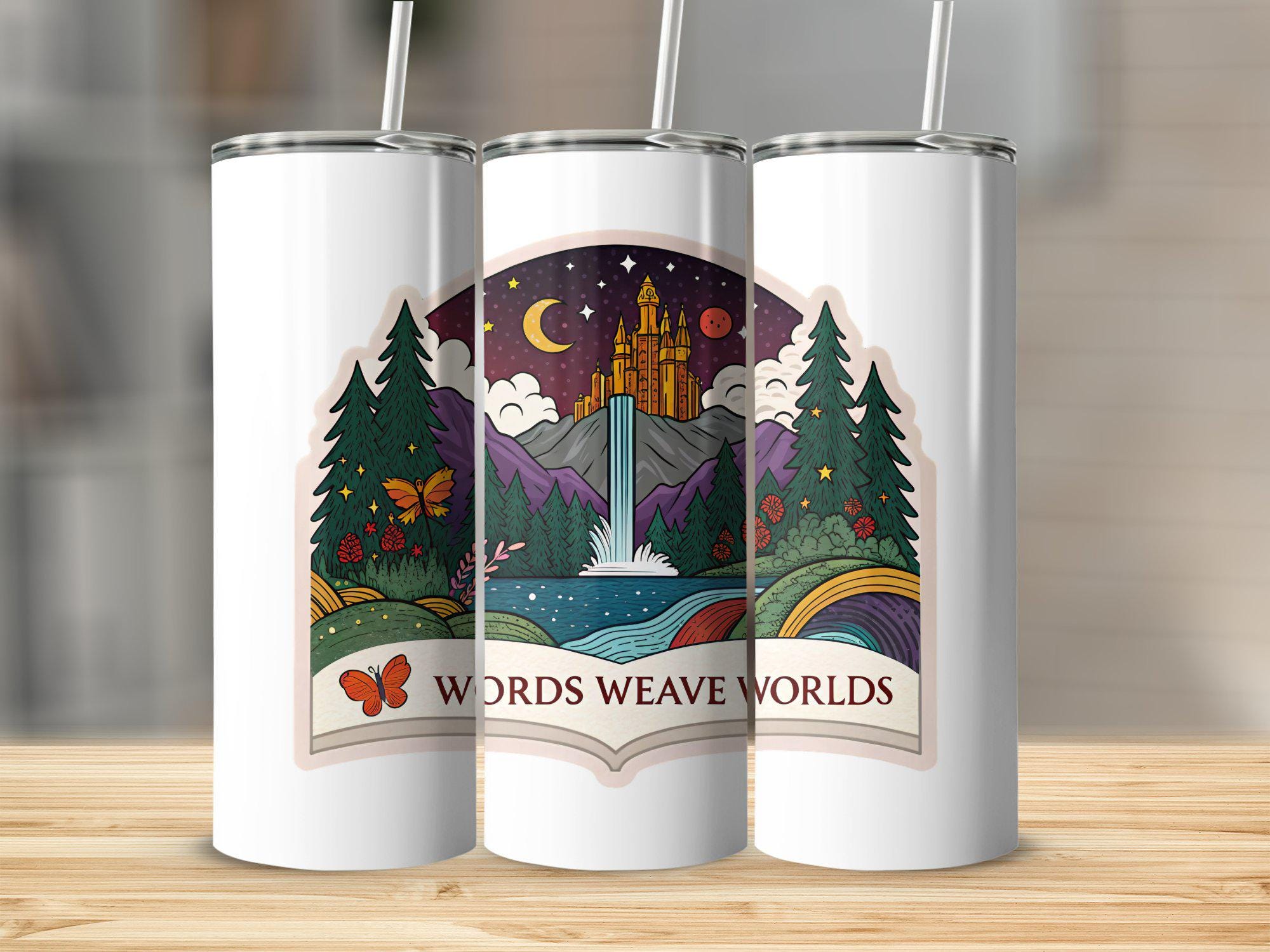 Words Weave Worlds PNG Digital Download Perfect for Sublimation ...