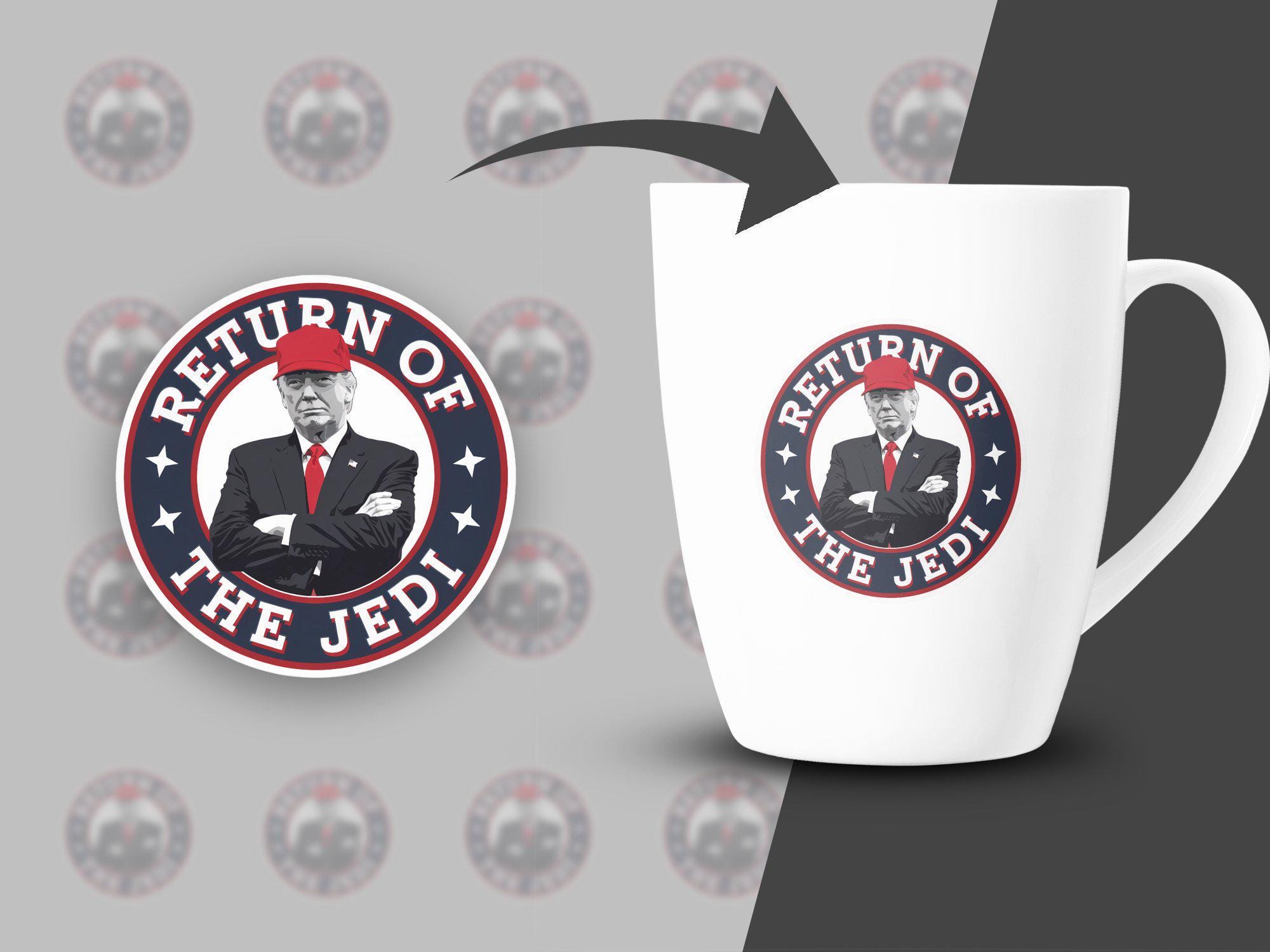 Return of the Jedi Trump 2024 PNG File, Sublimation Digital Download ...