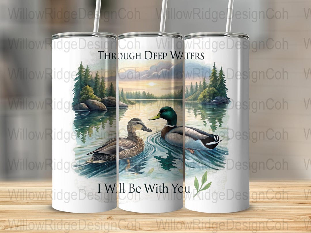 Inspirational Duck Art, Nature Scenic Digital Decor, Motivational ...