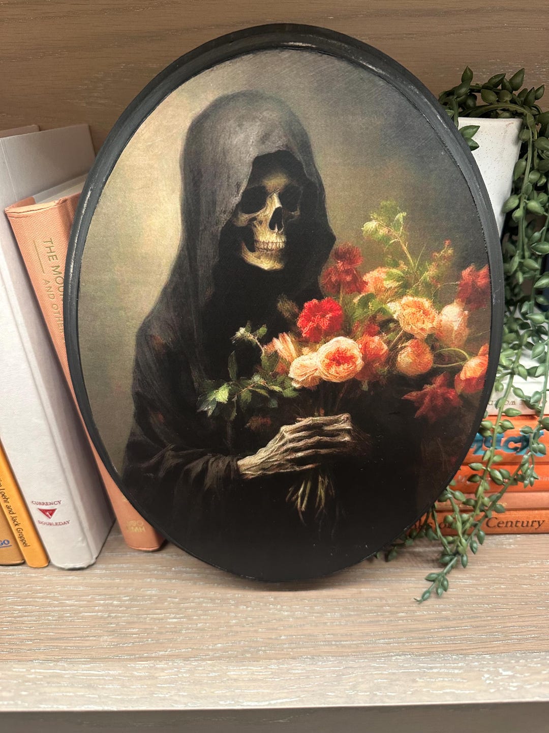 Skeleton Wall Hanging Handmade Wooden Wall Plaque Halloween Decor ...