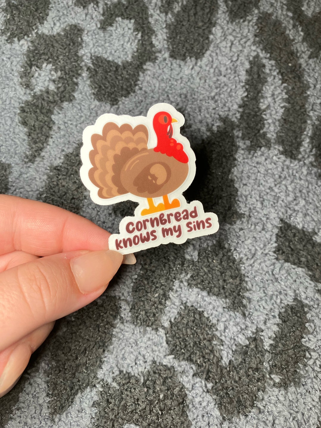 Cornbread Knows My Sins RWRB Sticker - Etsy