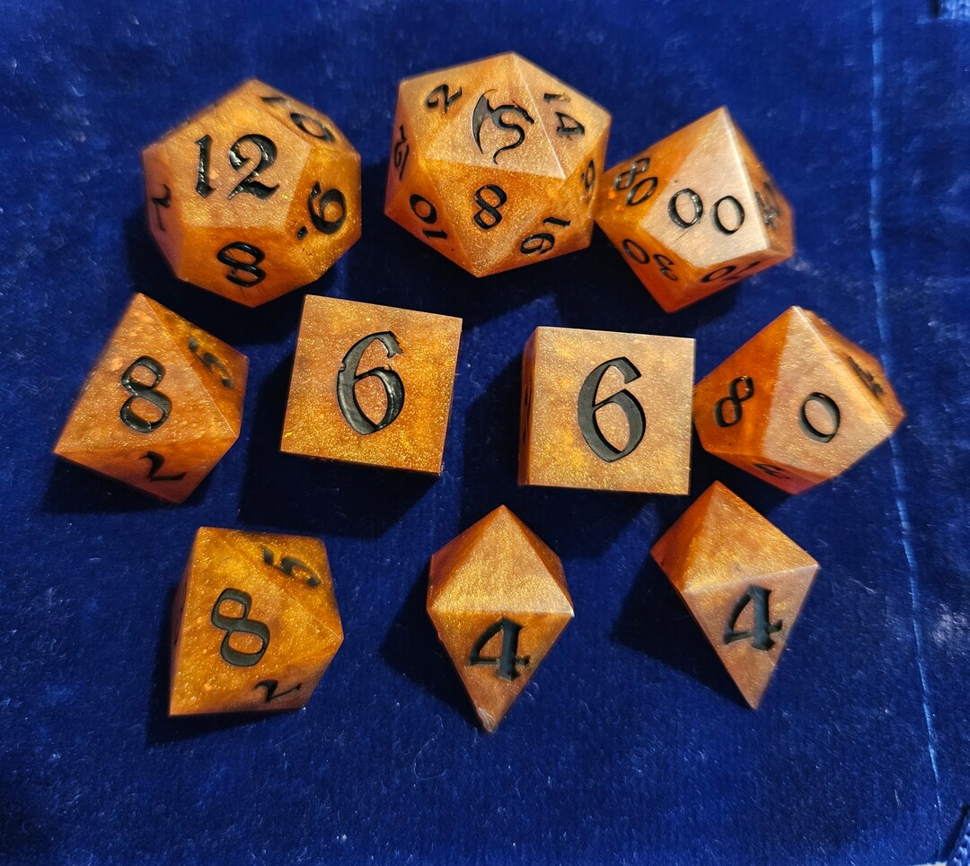 Solid Color Dice Set 11 Pcs - Etsy