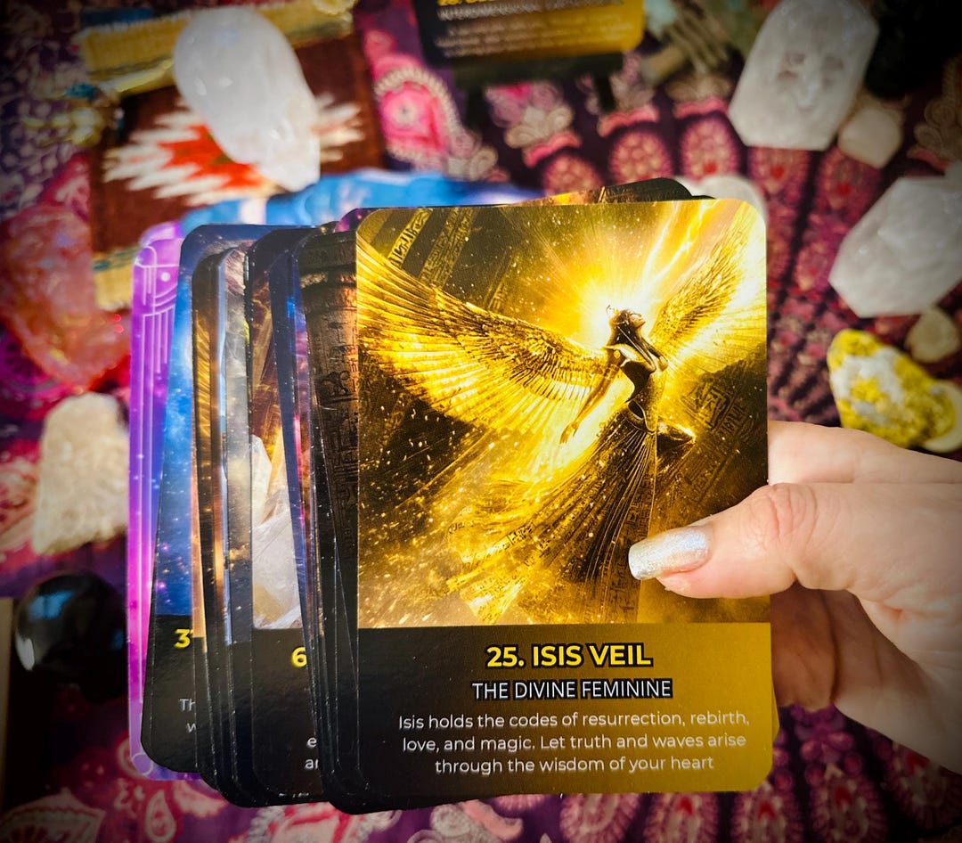 Ancient Codes Quantum Oracle Cards Deck: Egypt Mysticism, Light Codes ...