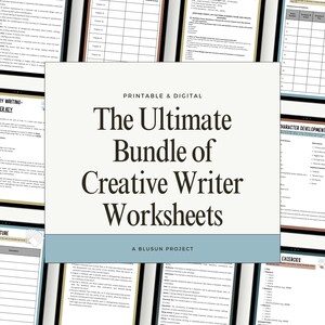 The Ultimate Writing Worksheets Bundle: Everything You Need for Perfect ...