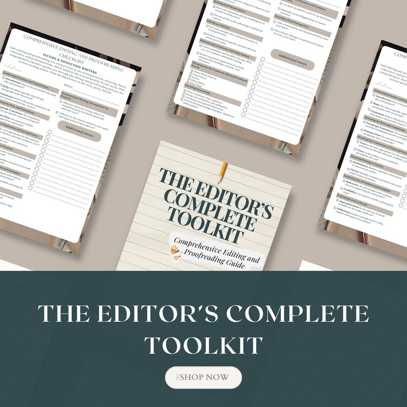 The Editor's Toolkit: 6 Comprehensive Editing and Proofreading Guides ...