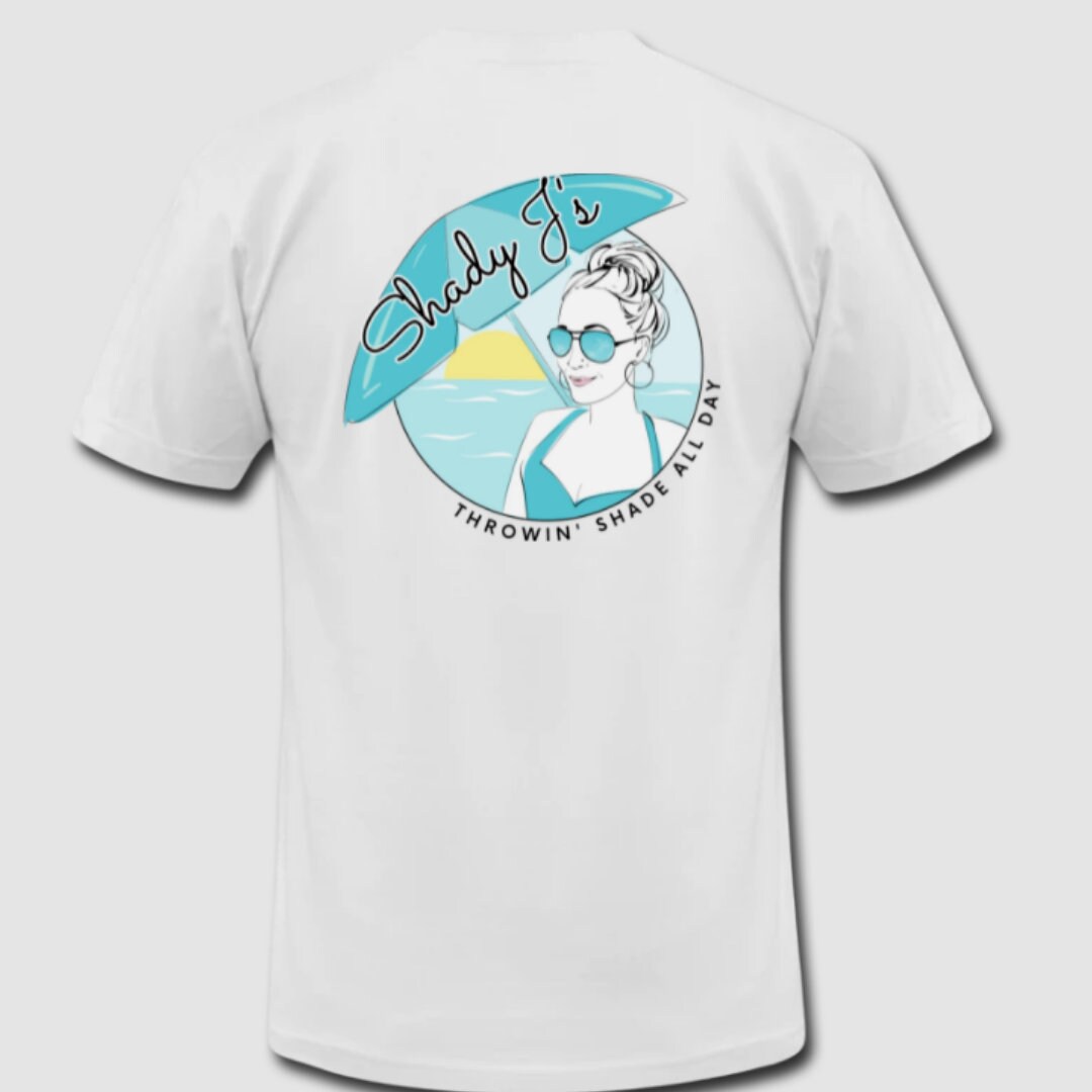 Shady J's Summer Beach Logo T-shirt - Etsy