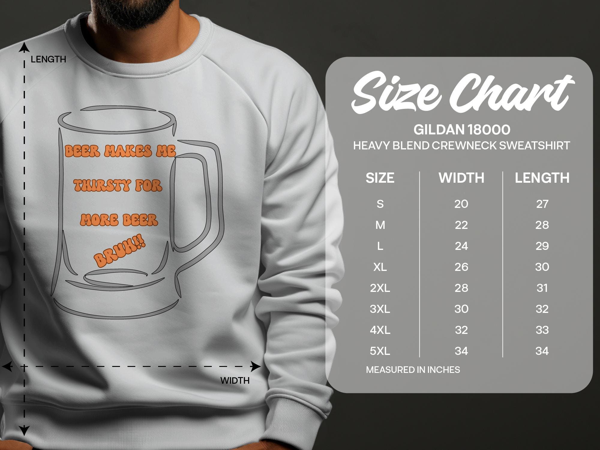 Funny Beer Quote Sweatshirt T-shirt, Beer Lovers Shirt, Thirsty for ...