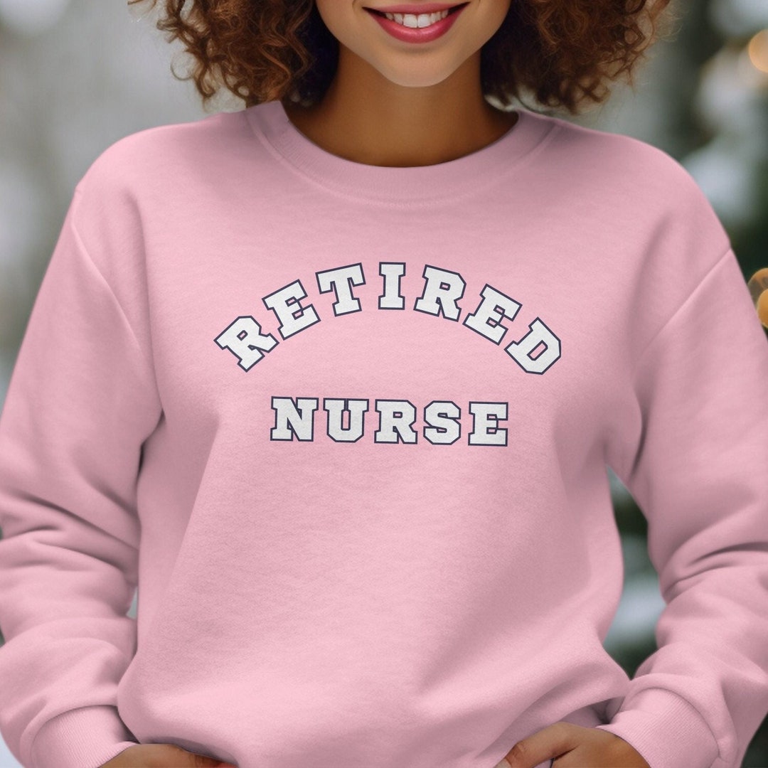 Retired Nurse T-shirt, Comfortable Cotton Tee, Funny Retirement Gift ...