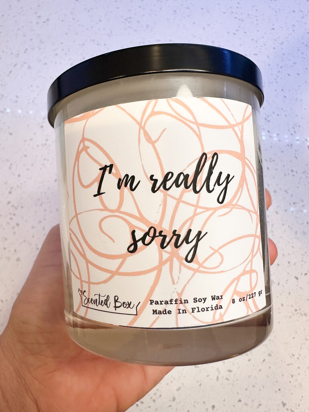 Apology Candle for Special Person Get Well Gift Box Apologetic Gift for ...