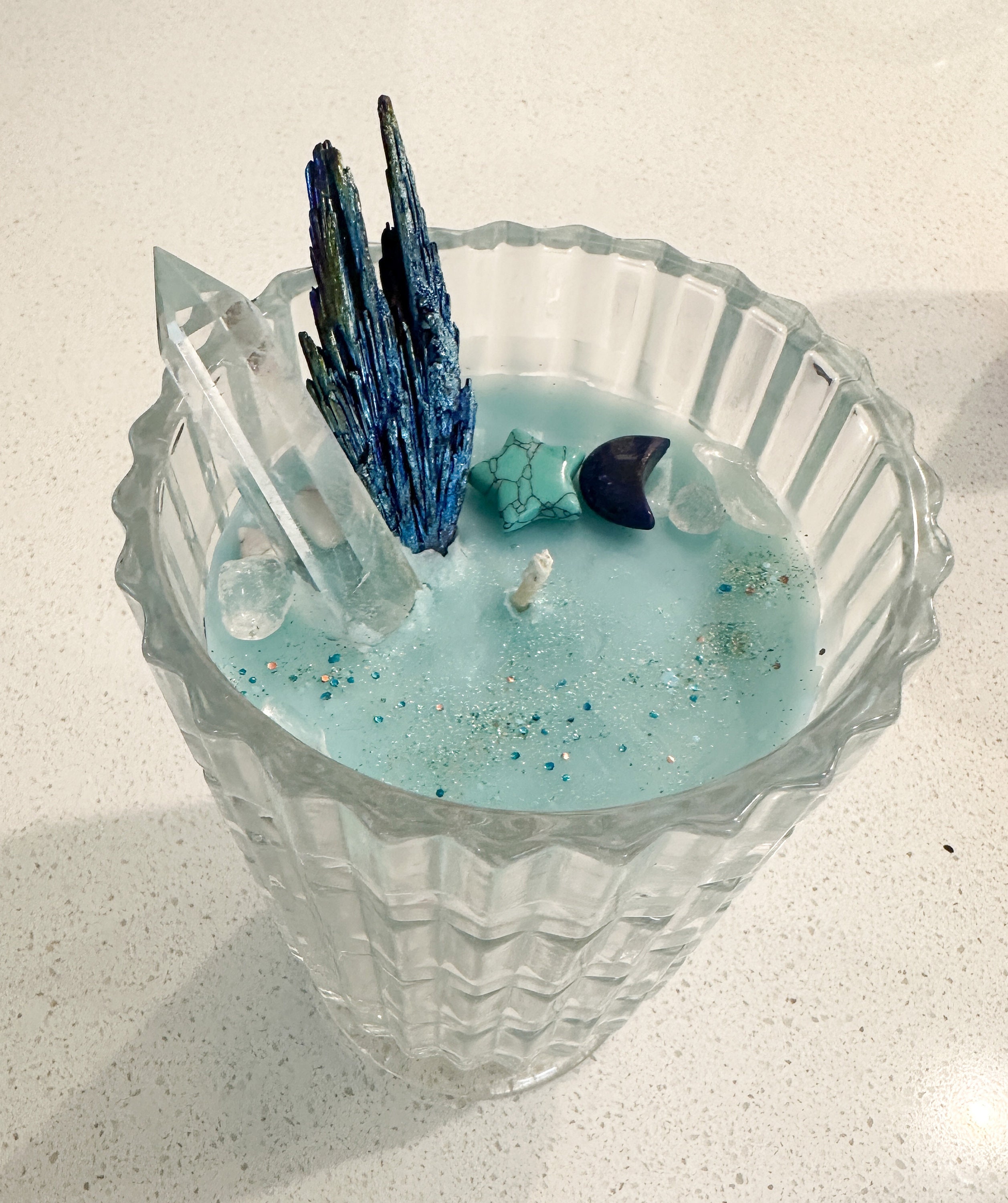 Tall Glass Event Decor Focal Point Decor Item Aromatic Gift for Friend ...