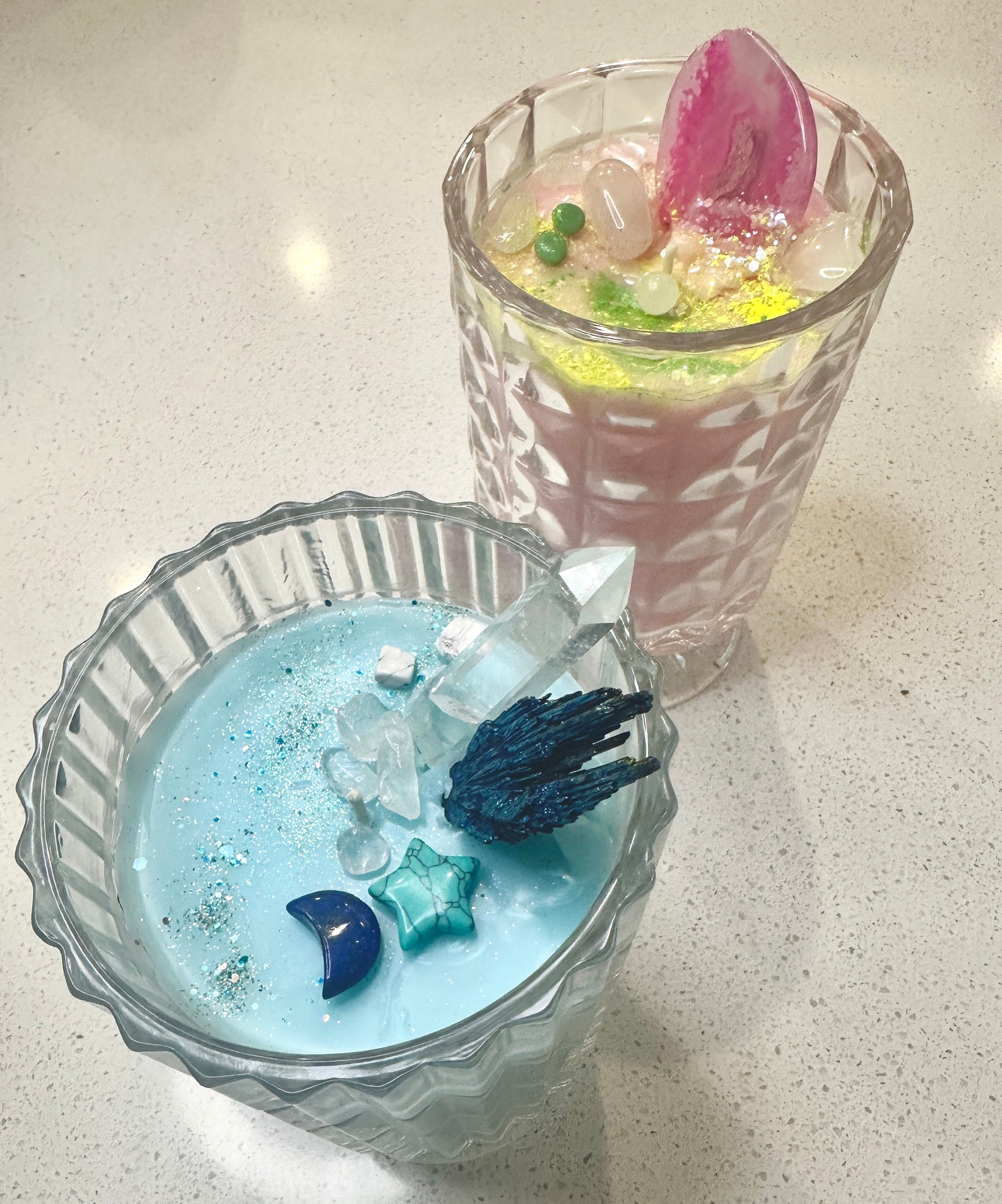 Tall Glass Event Decor Focal Point Decor Item Aromatic Gift for Friend ...