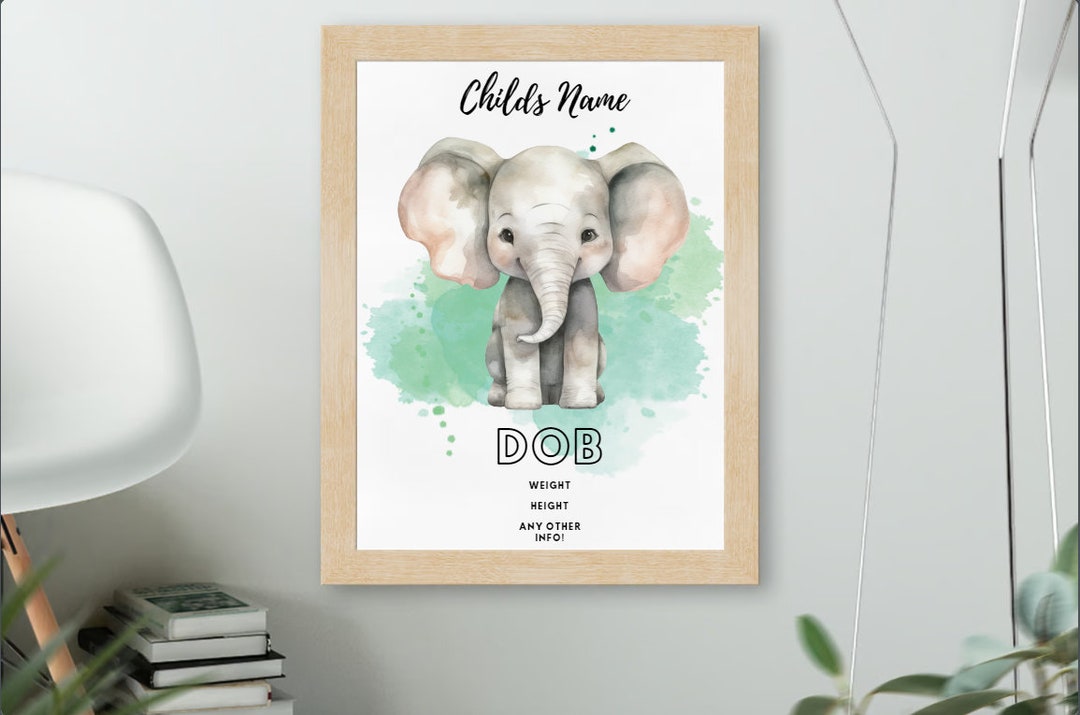 New Baby Poster - Etsy