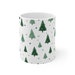 Christmas Tree Coffee Mug Christmas Mug Christmas Tree Pattern Mug ...