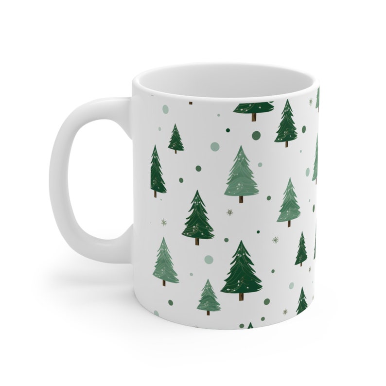 Christmas Tree Coffee Mug Christmas Mug Christmas Tree Pattern Mug ...