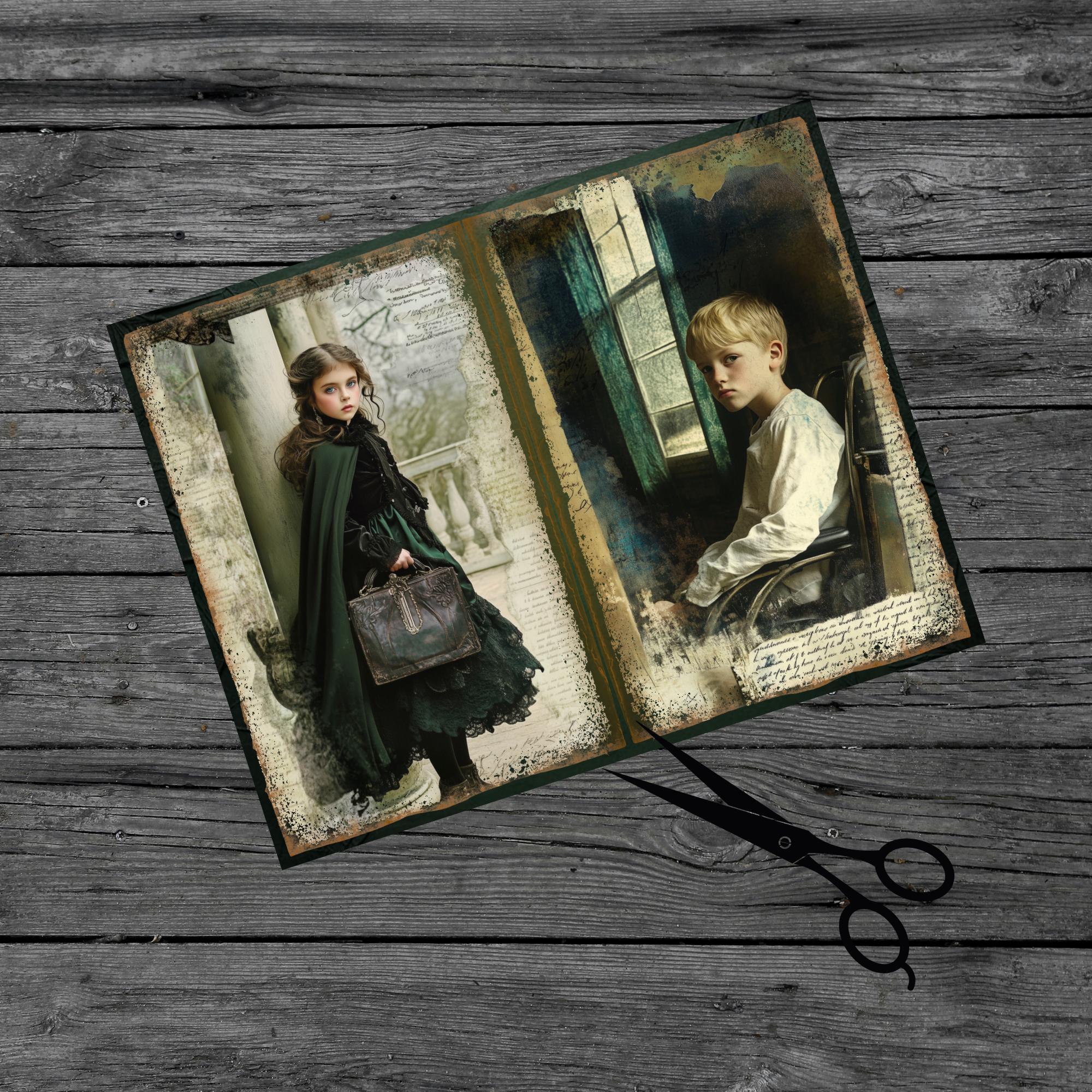 The Secret Garden Junk Journal Pages, Literary Tales Digital ...