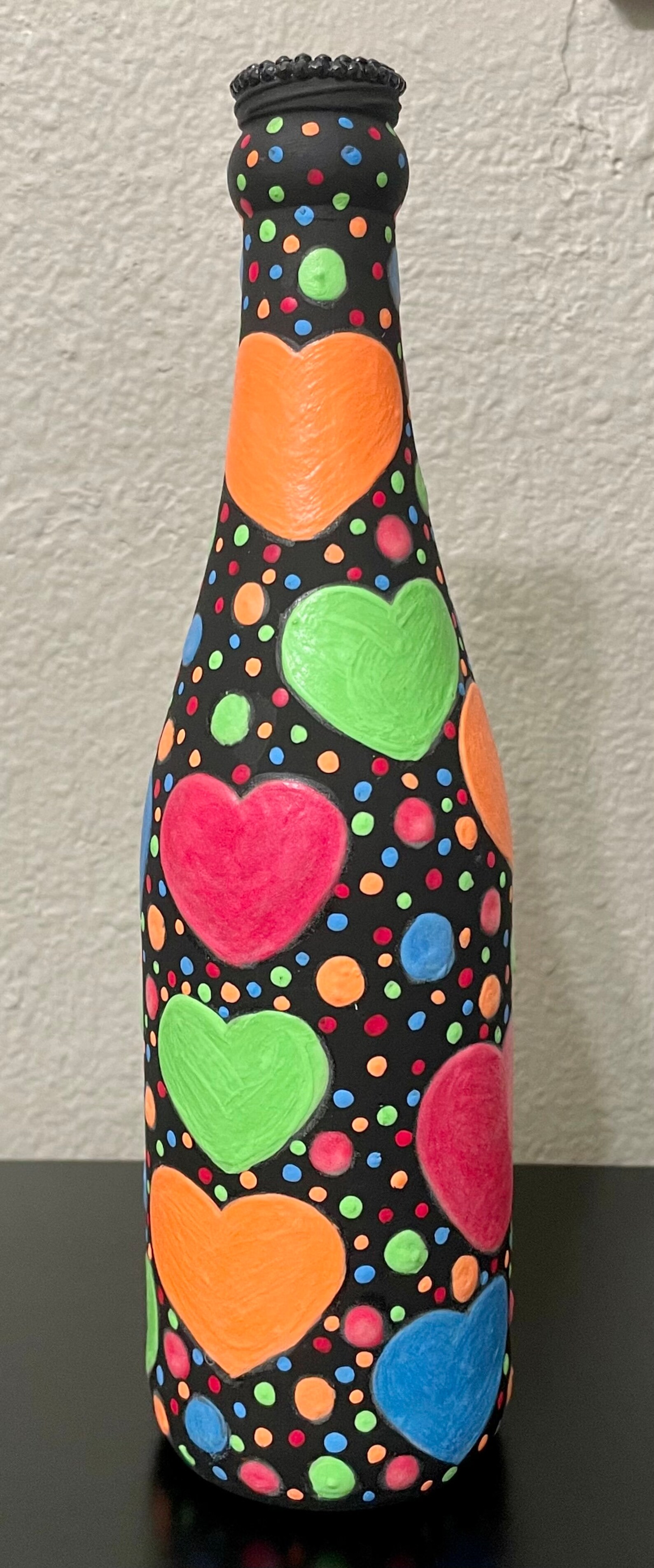 Neon Glow Decorative Bottle - Etsy