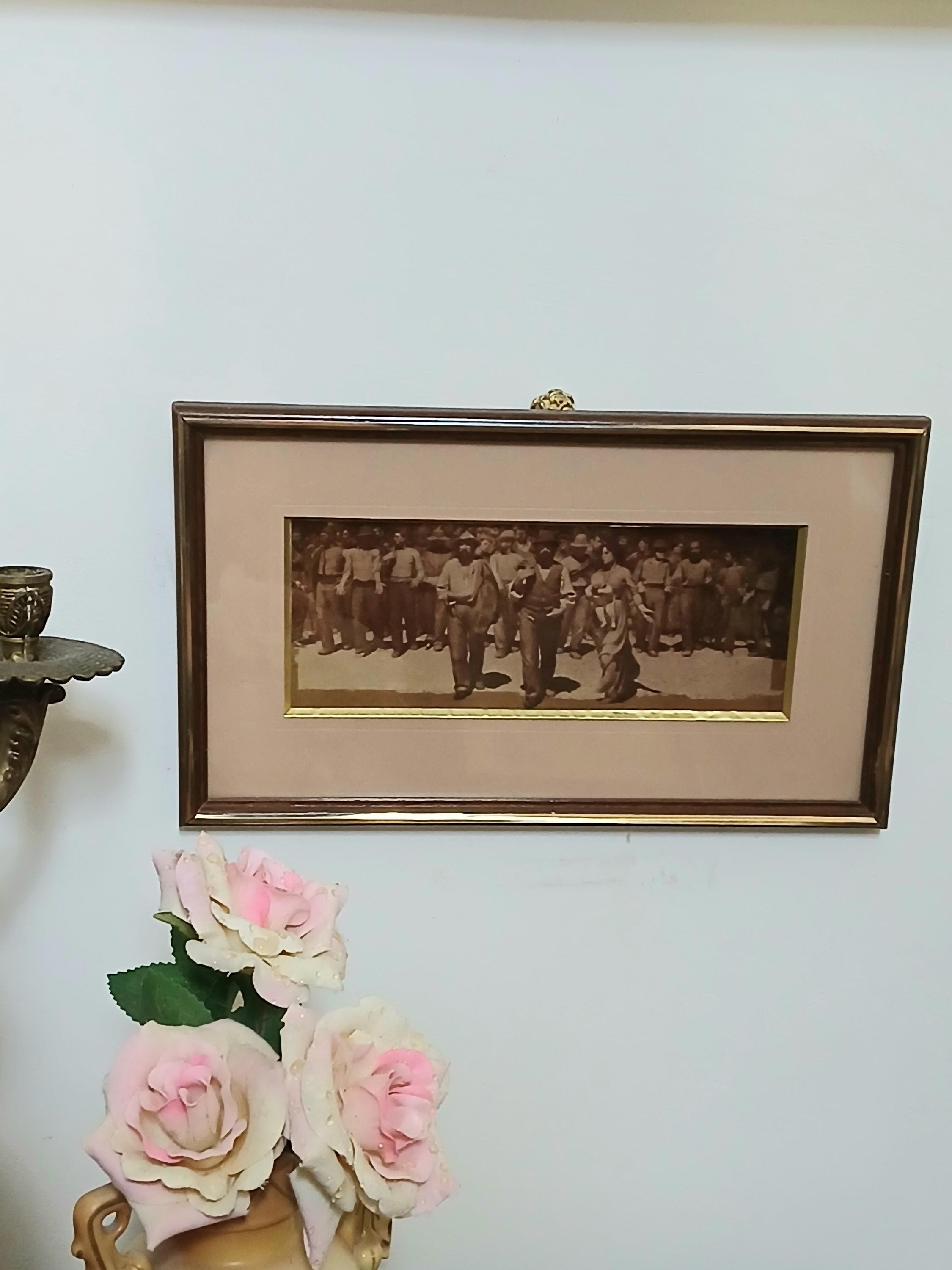 Vintage Sepia Print Early 1900's Italy: Framed Farmhouse Decor - Etsy