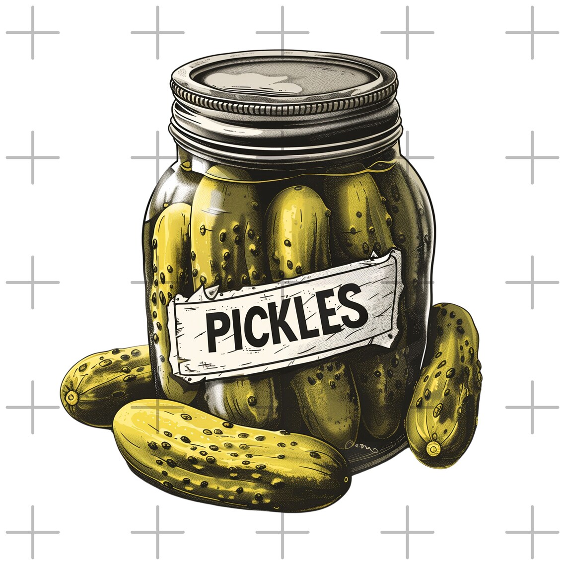 Pickle Lover, Digital Download, Pickle Png, Pickle Clipart, Pickle Jar ...