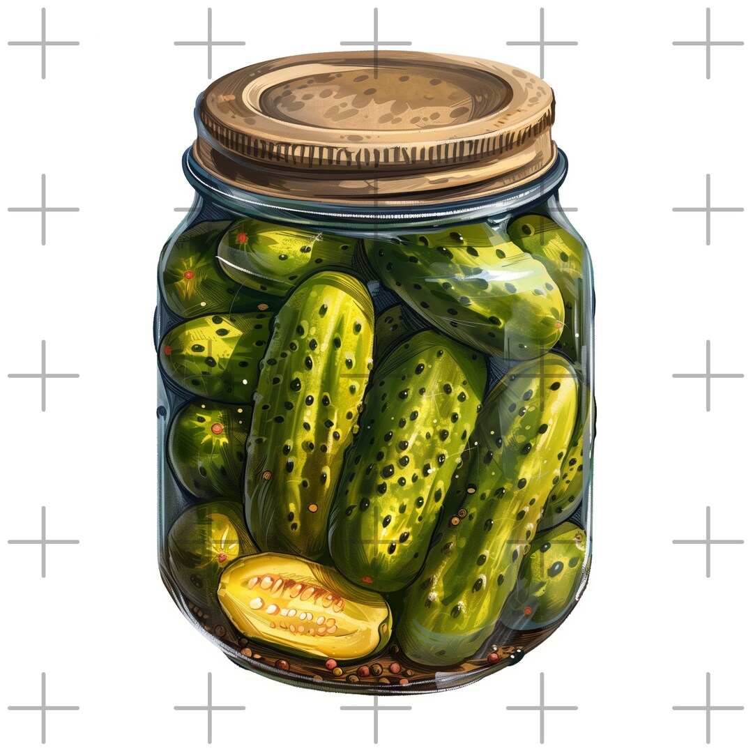 Pickle Lover, Digital Download, Pickle Png, Pickle Clipart, Pickle Jar ...