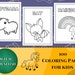 100 Printable Coloring Pages for Kids, Toddlers, Preschoolers ...