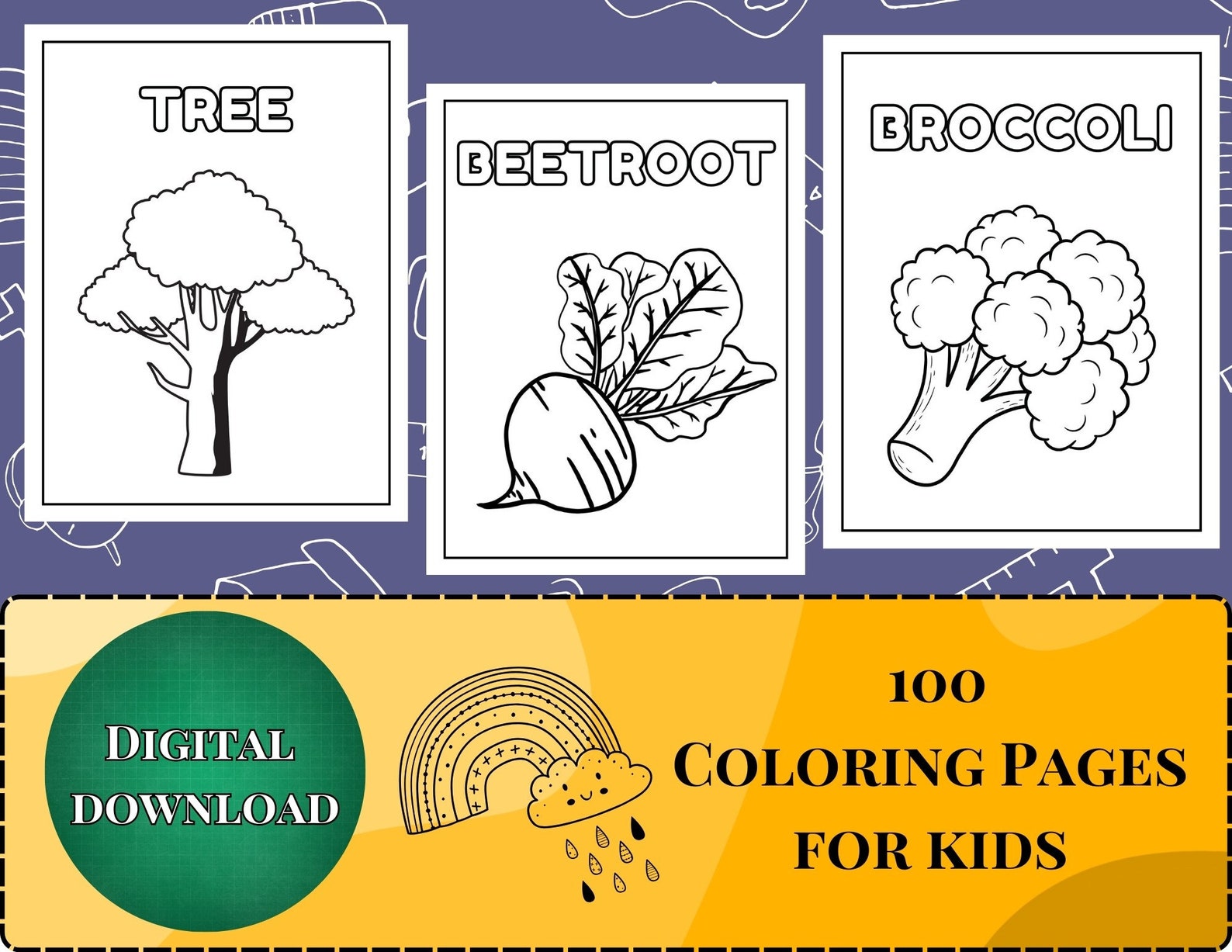100 Printable Coloring Pages for Kids, Toddlers, Preschoolers ...